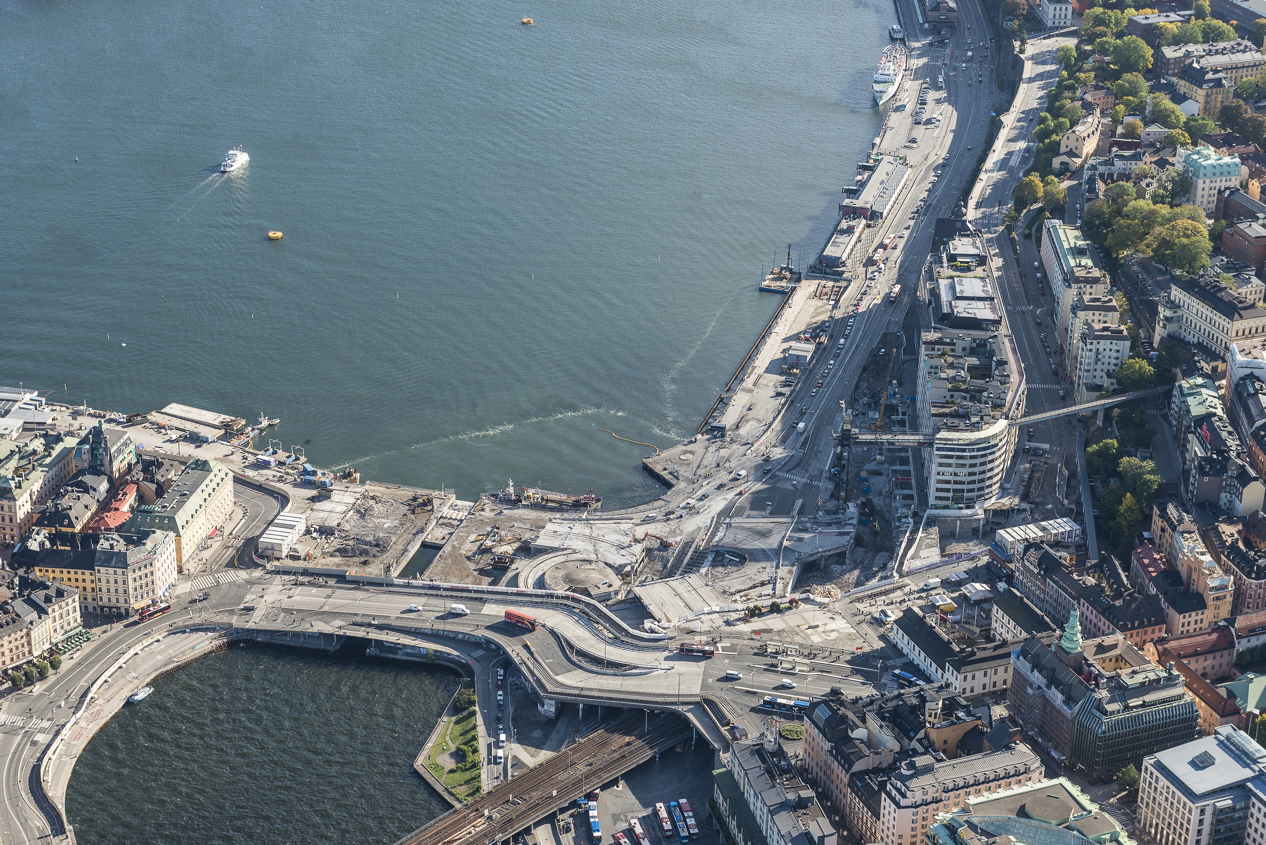 Ombyggnationen av nya Slussen